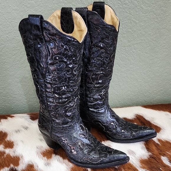 Corral Boots | Shoes | Corral Vintage Cowgirl Boots Sz 7 | Poshmark